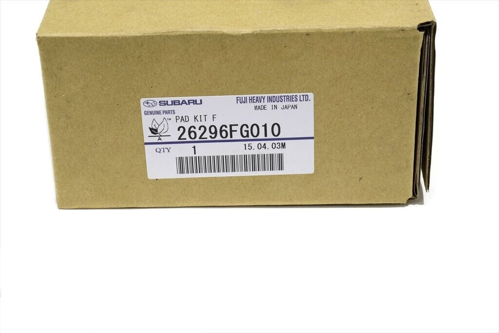 Genuine OEM Subaru Front Brake Pads Kit 26296FG010 for sale online | eBay