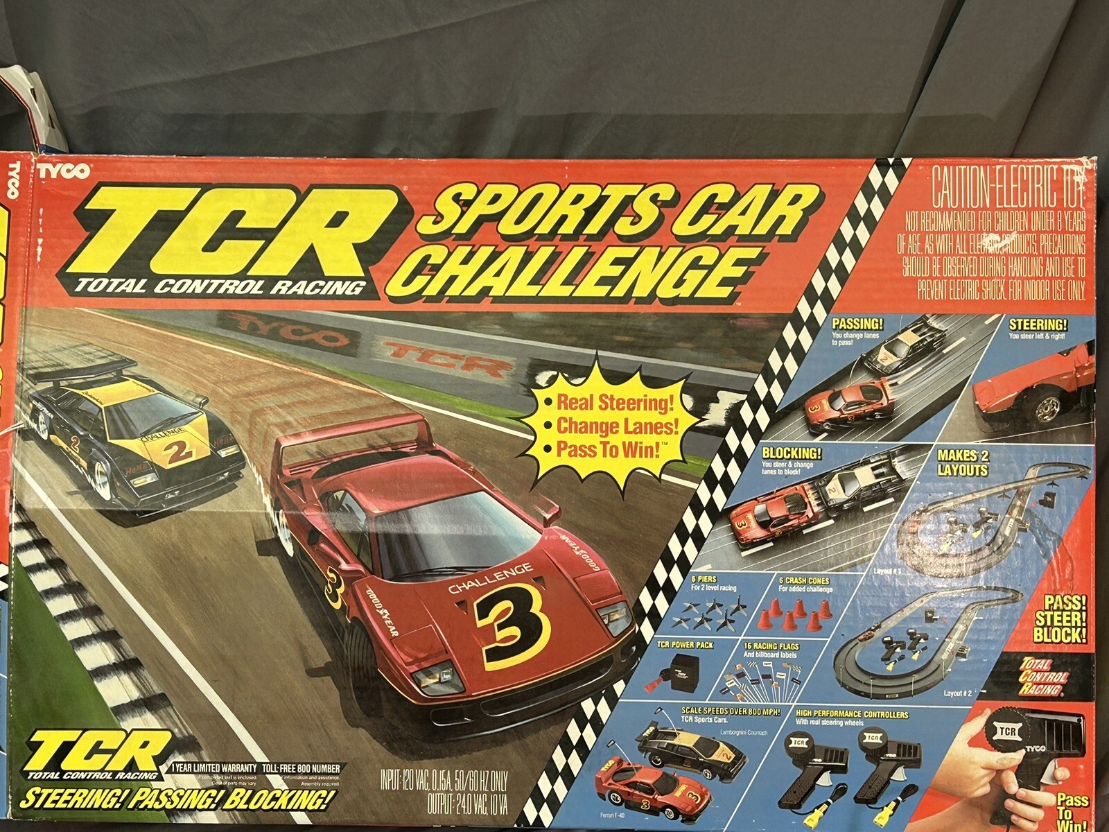 Tyco TCR Sports Car Challenge Race Set With Two Cars | eBay