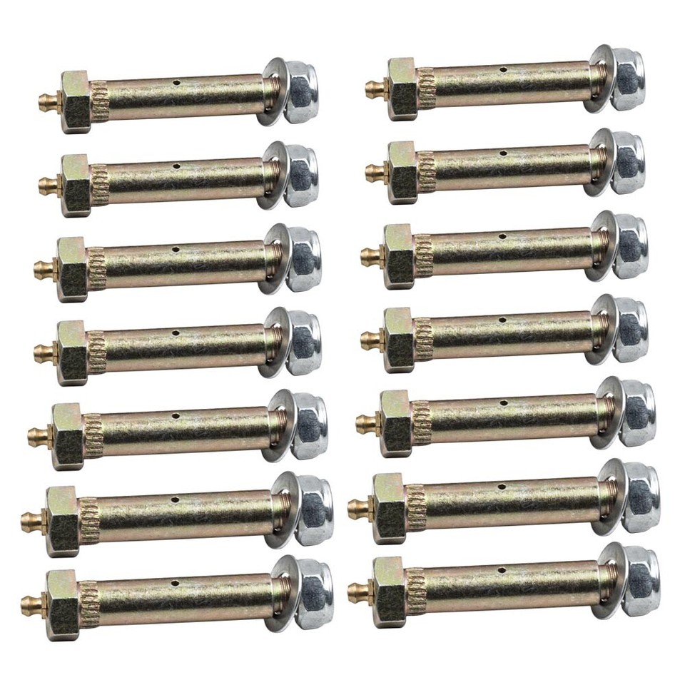 Tandem Axle Trailer Spring Suspension Rebuild Kit Wet Bolt 3" Shackle ...