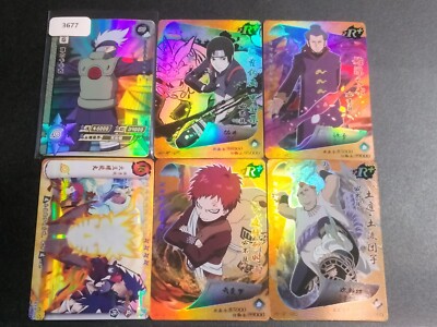 Gaara 6 Card Naruto Shippuden Trading Card Anime CCG | eBay