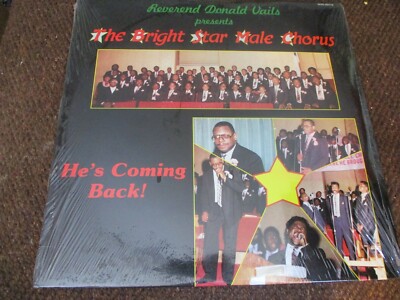 SEALED 1988 REV. DONALD VAILS Pres. THE BRIGHT STAR MALE CHORUS 2 LP ...