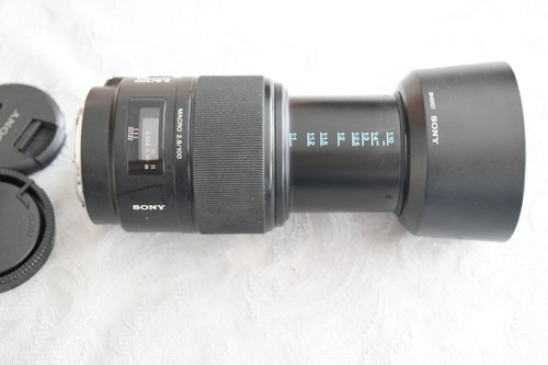Sony AF Macro Telephoto-Portrait 100mm f/2.8-32 SAL100M28 As New ...
