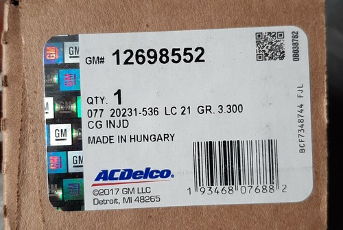 Genuine GM Injector 12698552 | eBay