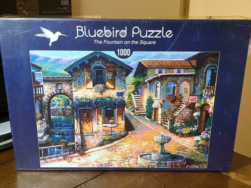 NEW Bluebird THE FOUNTAIN ON THE SQUARE John O'brien 1000 piece Jigsaw ...