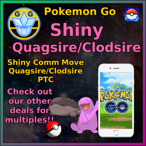 Pokémon GO Quagsire Clodsire - Comm day move - Pokemon Mini P T C - 50k ...