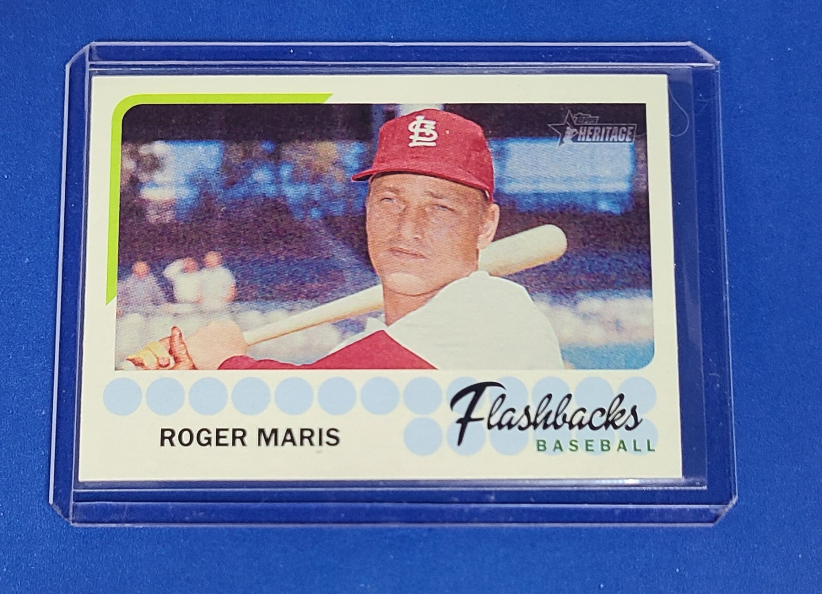 2016 Topps Heritage Baseball Flashbacks Insert Card #BF-RM Roger Maris ...