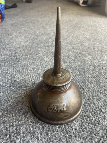 Embossed FORD Script Thumb Oiler Oil Can Antique Car Parts 1920s 1930s ...