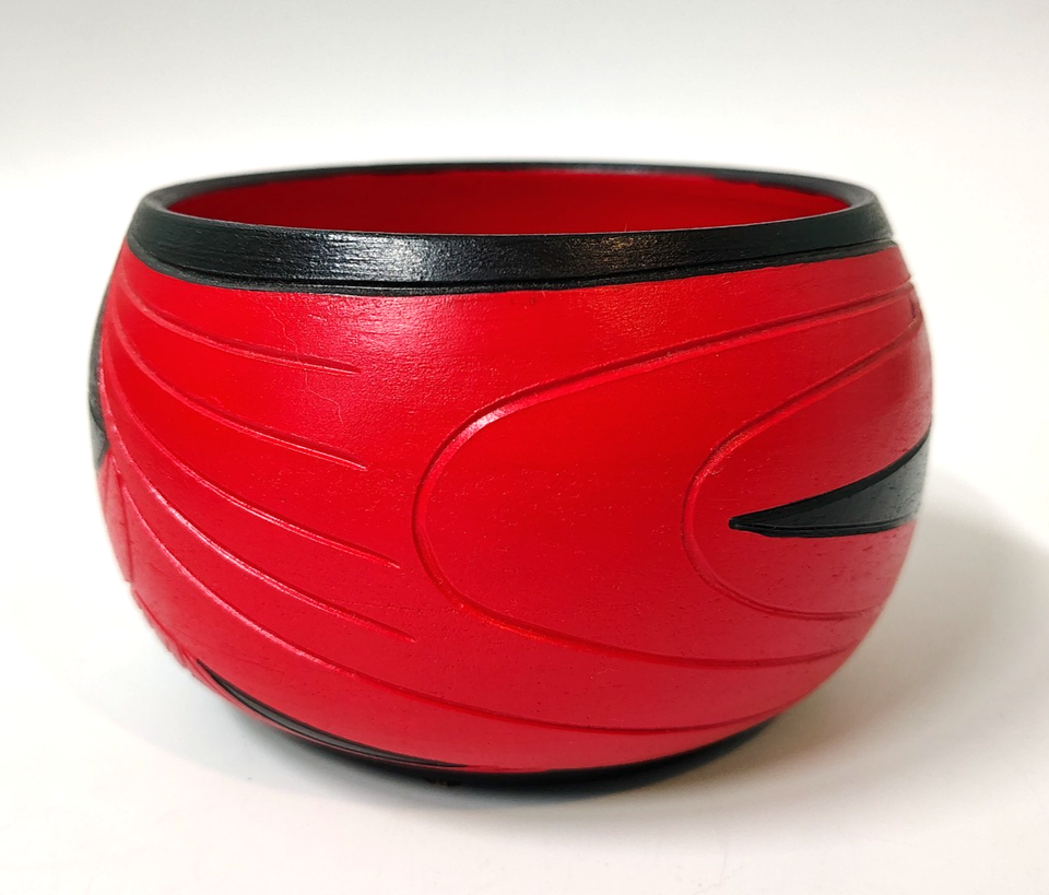 Northwest Coast Salish Indian Pottery Signed by Stewart Jacobs Eagle ...