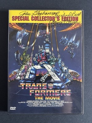 Transformers The Movie DVD Signed With All Inserts Optimus Prime ...
