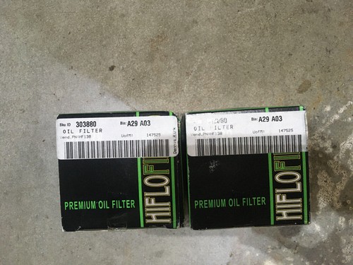 HifloFiltro Oil Filter Black fits Kawasaki/Suzuki /Arctic Cat/Kymco ...