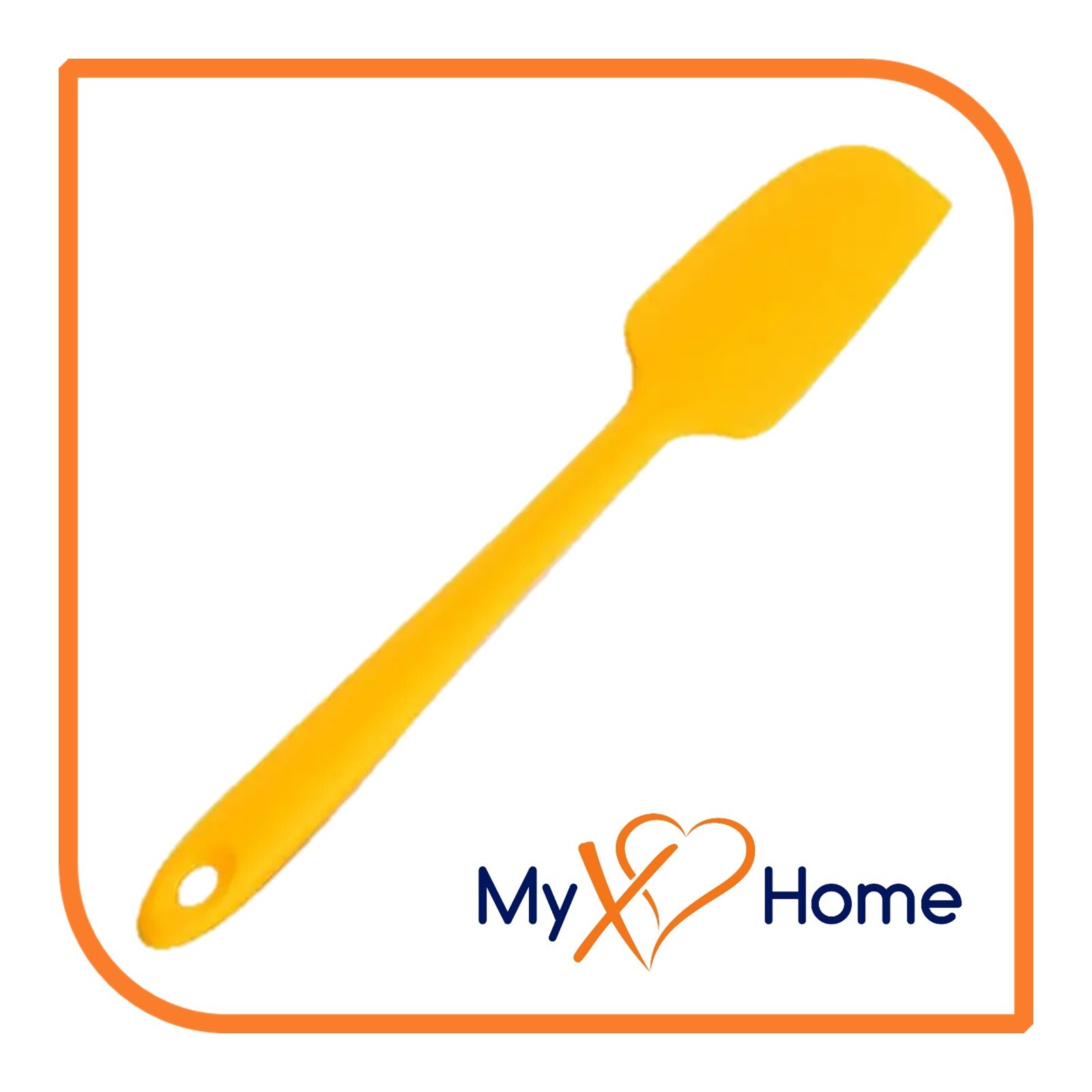 9" Yellow Silicone Spatula by MyXOHome (1, 2, 4 or 6 Spatulas) | eBay