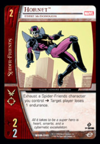 VS System: Hornet, Eddie McDonough [Played] Marvel Web of Spider-man ...