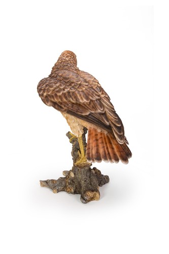 Red Tail Hawk Garden Statue Decoration Eagle Figure Home Decor Ornament ...