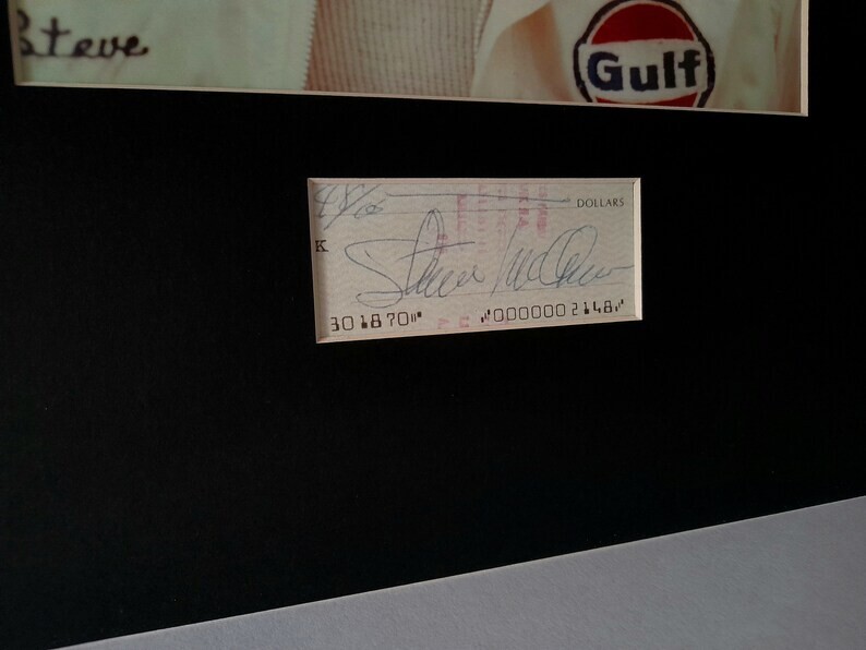 STEVE MCQUEEN signed autograph PHOTO DISPLAY Le Mans | eBay