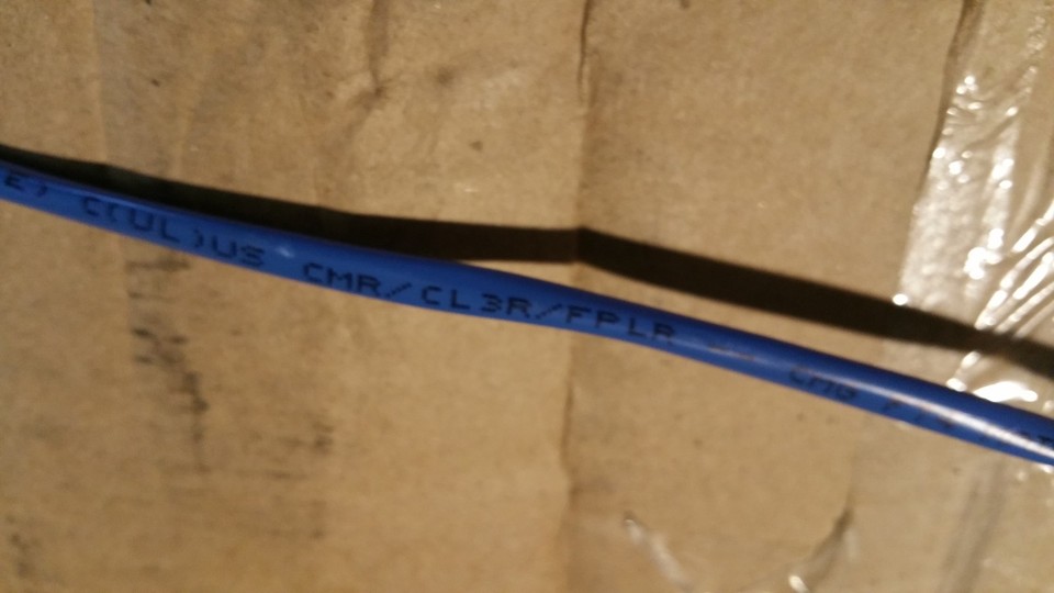 Southwire/Tappan F60001 575603 14/2C Sol Fire Alarm Cable Blue Riser ...