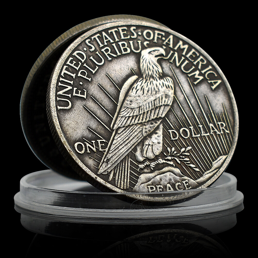 Grim Reaper Challenge Coin 1936 US Liberty Hobo Nickel Coin Craft ...