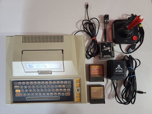 Atari 400 Computer Game Console w/ Cables, Controller, & Games TESTED ...