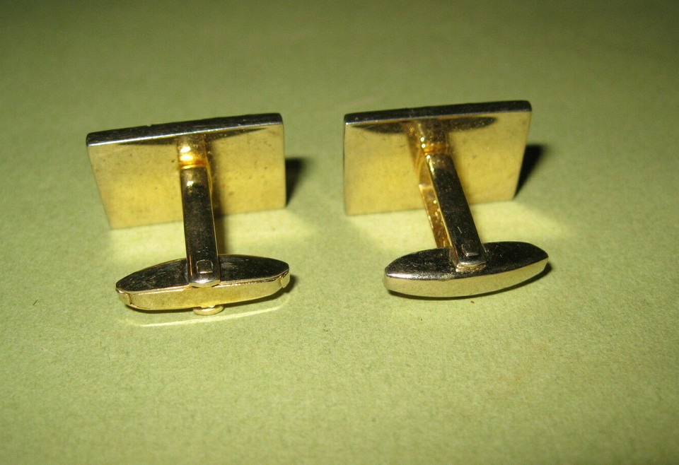 Vtg. Foster Cufflinks Gold Tone Vintage Men's Designer Signed Foster ...