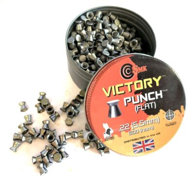 SMK Victory Punch .177 / .22 Flat Quality Target Practice Air Pellets ...