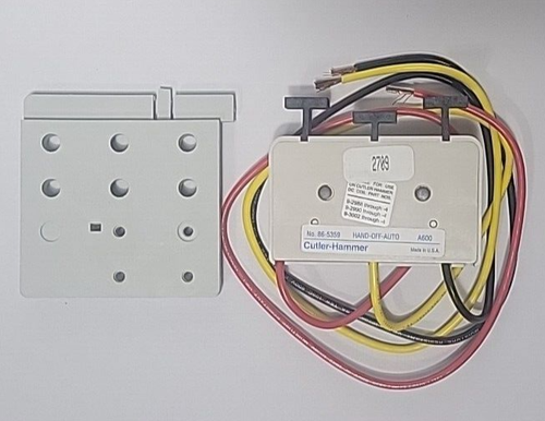 Eaton Cutler Hammer 86-5359 Contact Block Push Button Hand-Off-Auto ...