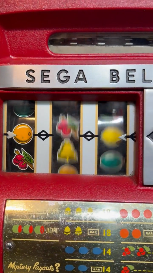 SEGA Bell One Arm Bandit - Original 1950's 1960's machine Mills - Slot ...