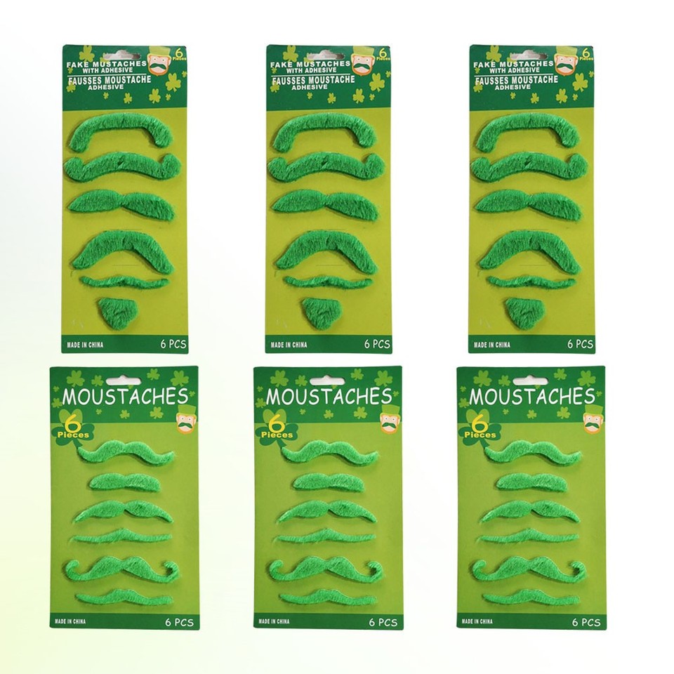 Self Adhesive Mustache Party Mustaches Kit St. Patrick Day Photo Props ...