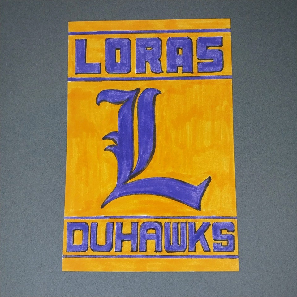 Loras Duhawks IA Iowa 4x6 Scrapbook Collage Art Artwork | eBay