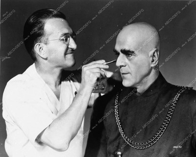 3726-13 Jack Pierce makeup Boris Karloff horror film Tower of London ...