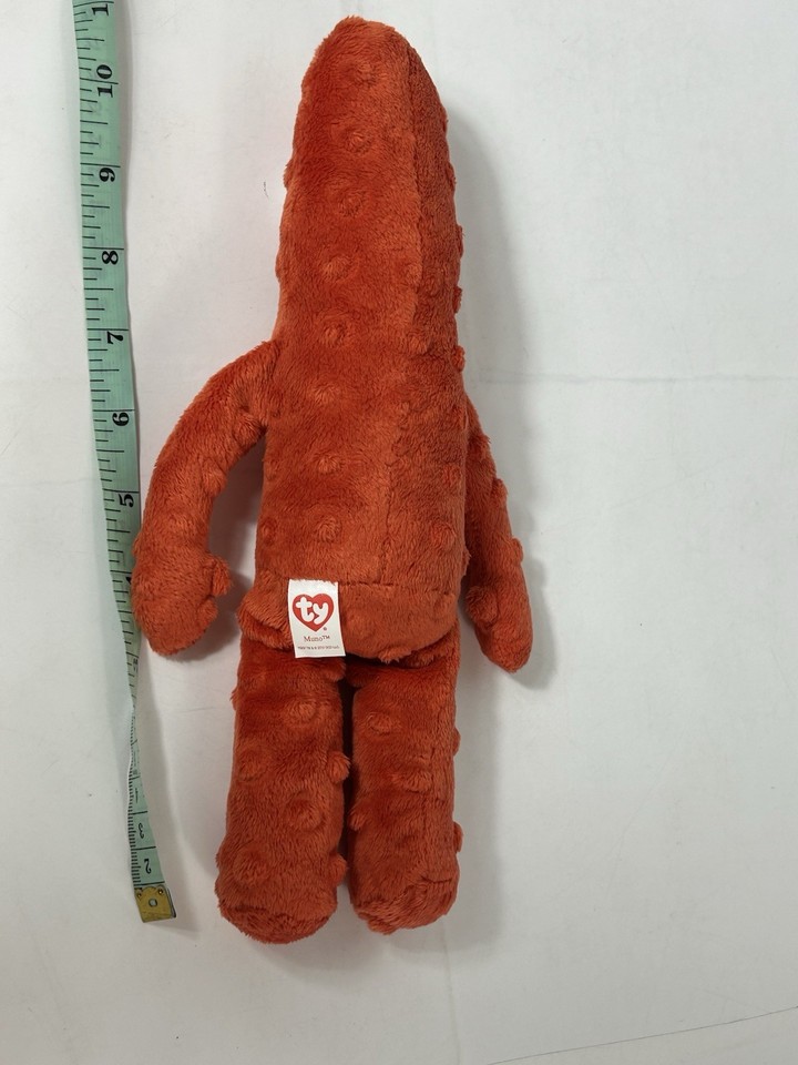 Yo Gabba Gabba Muno 2012 Plush Red Monster Stuffed Animal TY Retired 10 ...