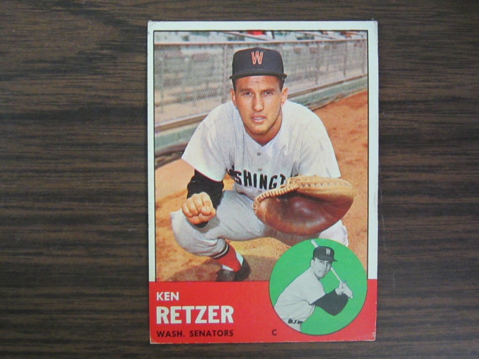 1963 Topps # 471 Ken Retzer Card Washington Senators (B67) | eBay