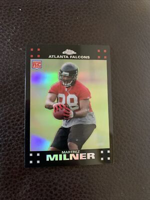 2007 Topps Chrome Refractor #TC224 Martrez Milner Rookie Atlanta ...