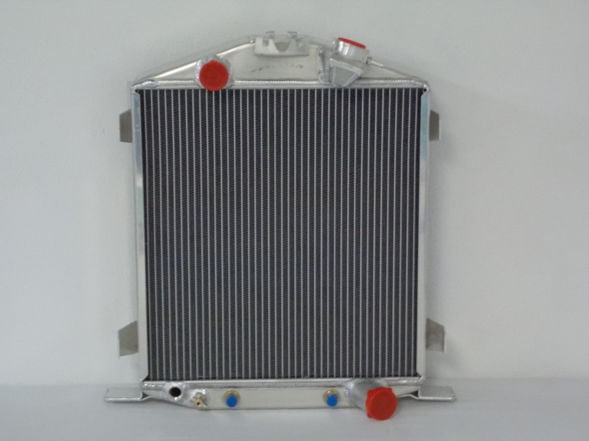 1932 Ford Radiator Cap 3 Row Aluminium Radiator Shroud Fan For 1932 ...
