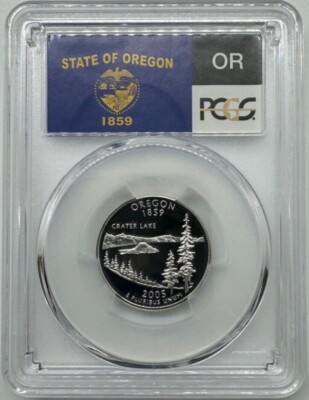 2005 S Oregon State Quarter PR69DCAM Silver PCGS 25C | eBay