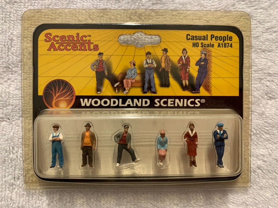 Woodland Scenics Scenic Accents People HO Scale each sold separately | eBay