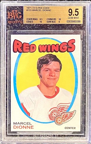 1971 POP 3 MARCEL DIONNE ROOKIE RC HOF O-PEE-CHEE OPC #133 BVG 9.5 GEM ...
