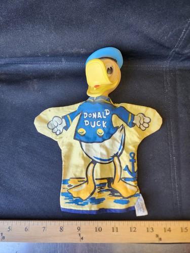 Vintage 1960s Walt Disney Donald Duck Hand Puppet Great Shape | eBay