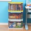 Stacking Storage Box with Lid Foldable Plastic Organizer Books Clothes ...