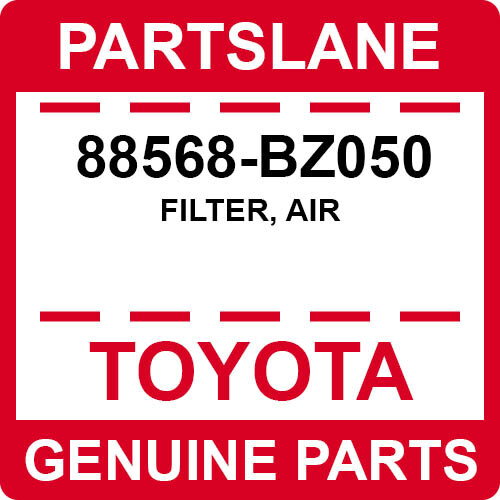 88568-BZ050 Toyota OEM Genuine FILTER, AIR | eBay