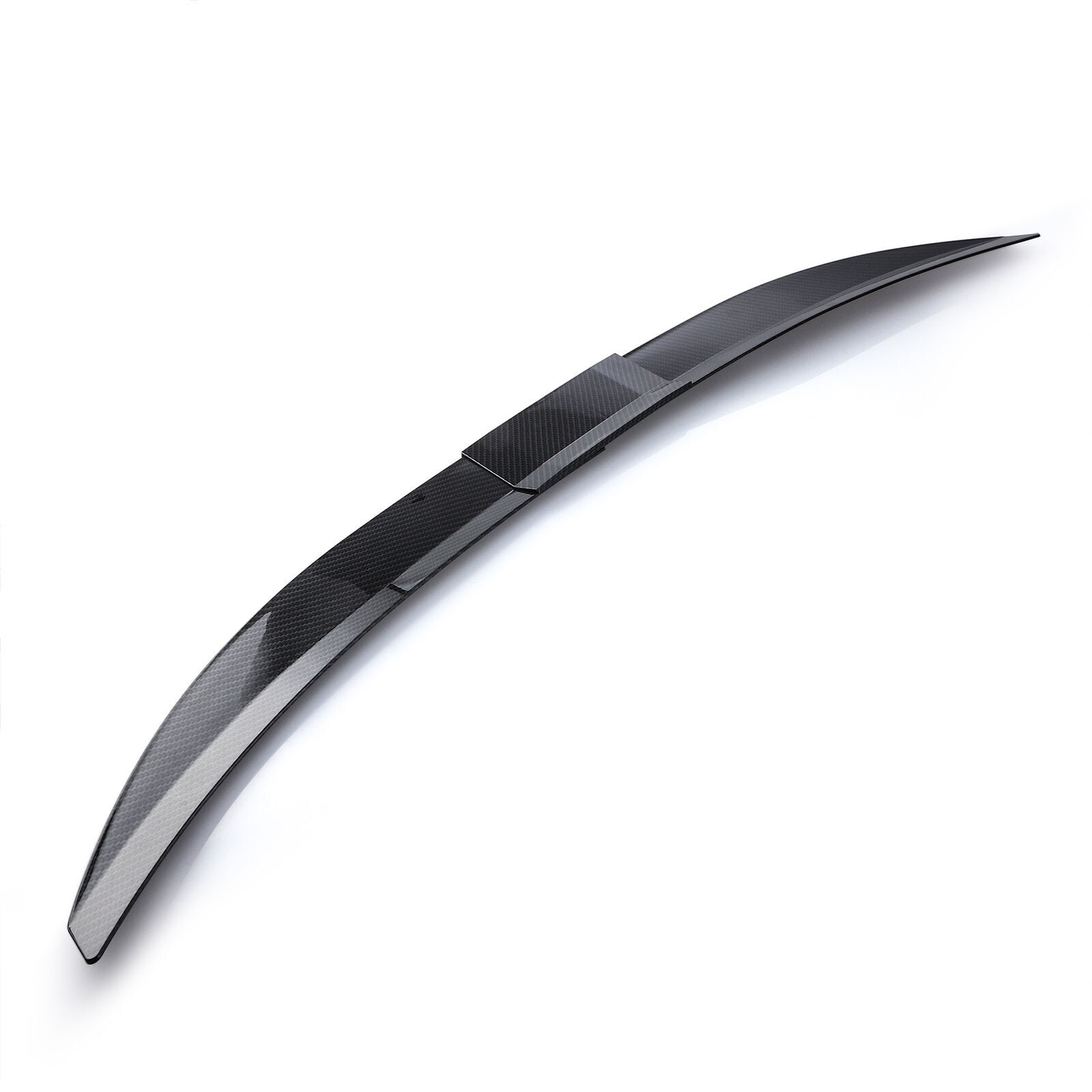 Black Adjustable Rear Trunk Spoiler Lip Roof Tail Wing For Car Sedan ...