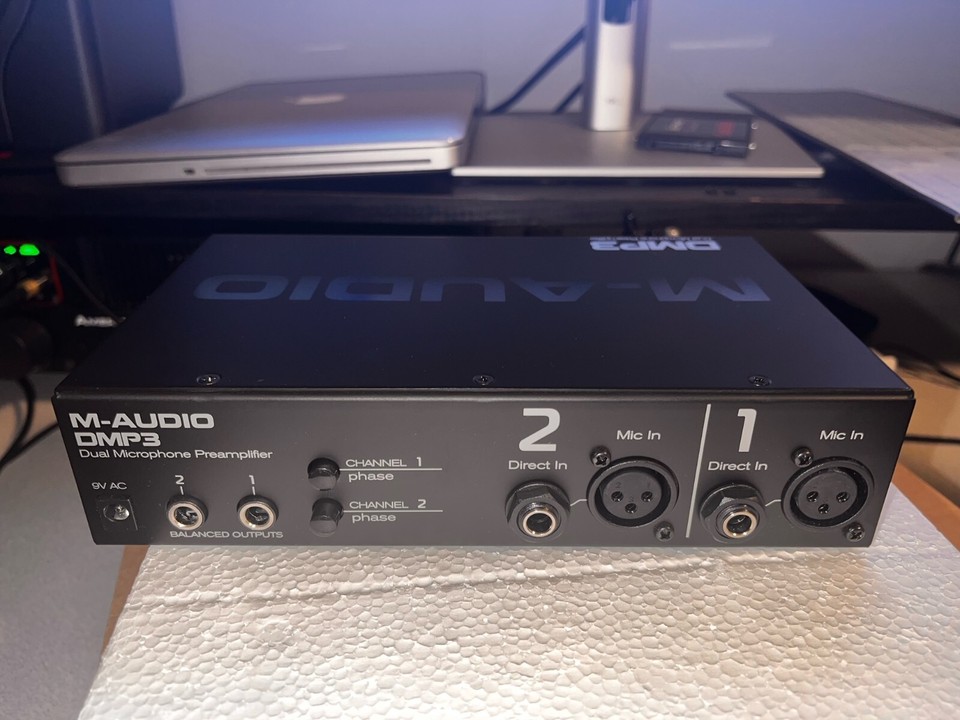 M-Audio DMP3 Dual Mic Pre and Direct Box (Original UK power supply ) | eBay