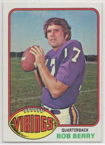 PUR033 1976 Topps #169 Bob Berry Minnesota Vikings | eBay