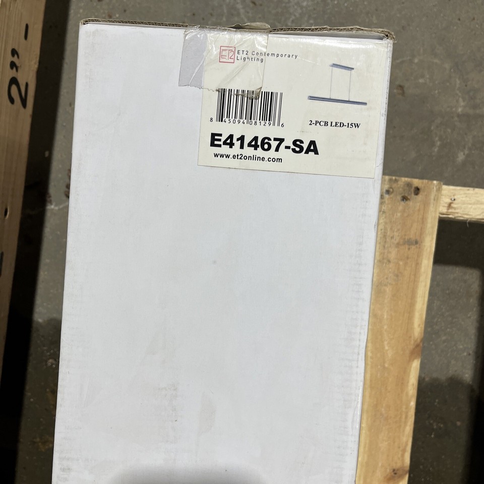 ET2 Alumilux E41467-SA 47" LED Linear Chandelier New In Box | eBay