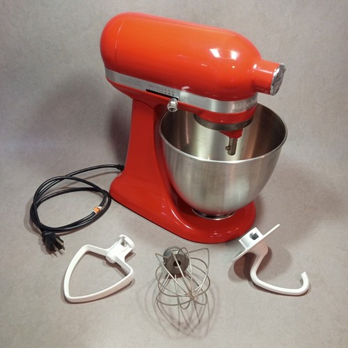 KitchenAid Artisan Mini 3.5qt Tilt Head Stand Mixer Red Flex Edge ...
