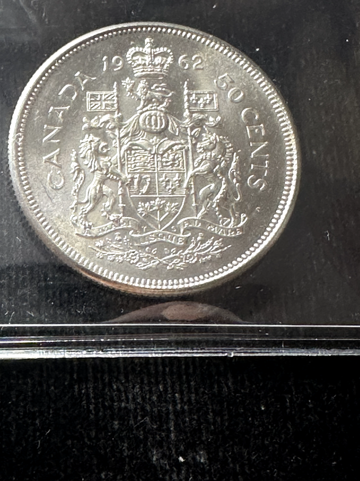 1962 Coin Mart Graded Canadian Fifty ¢50 Cent**MS-64** | eBay