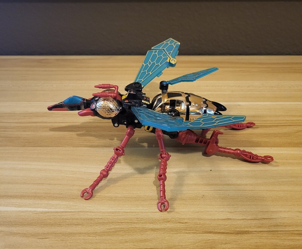 1998 Vintage Hasbro Transformers Beast Wars Waspinator Transmetal ...