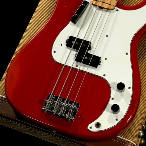 Used FENDER USA / 1980 Precision Bass Morocco Red Electric Bass Guitar ...