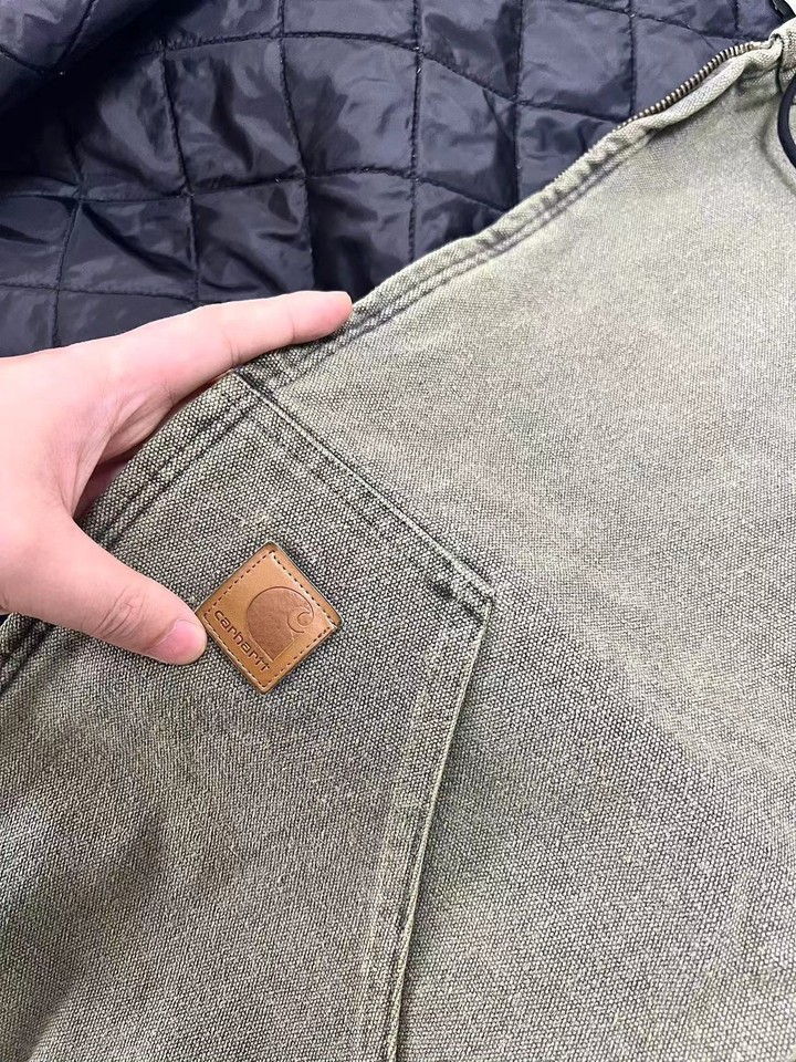 2026 New hooded Detroit J130 retro washed wax printed men's jacket in 4 ...