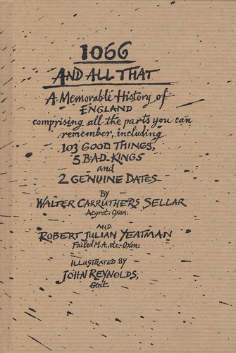 1066 and All That: a Memorable History of England | eBay