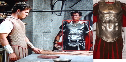 MGM 1970 David Weisz Co. Auction Roman movie prop Hero armor Ben Hur ...