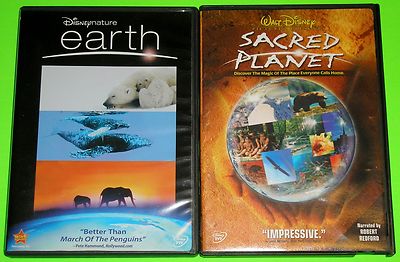 Disney DVD Lot - Sacred Planet (Used) Disneynature Earth (Used) | eBay